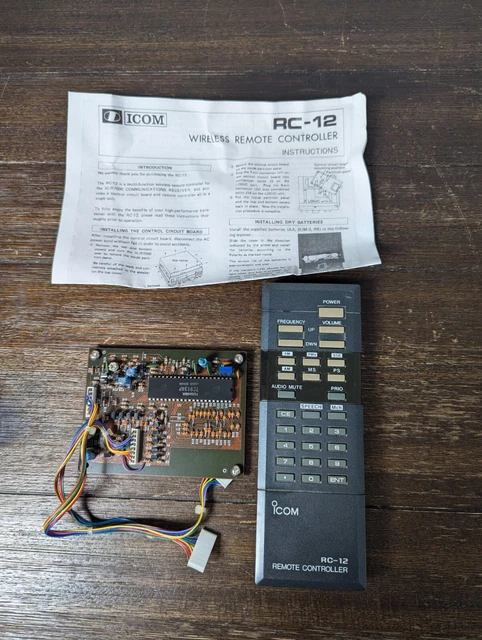ICOM RC-12 REMOTE Controller for IC-R7000 w/ Circuit Board ...