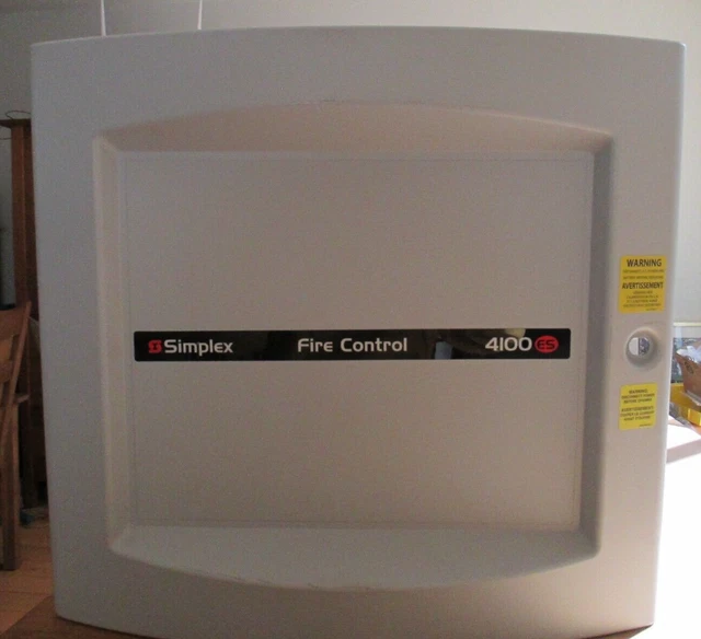 SIMPLEX FIRE SYSTEM 4100 Es Cabinet Single Bay Solid Door No Lock ...