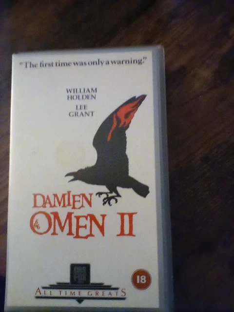 DAMIEN OMEN 2 VHS Video Original Horror 1978 pre owned excellent ...
