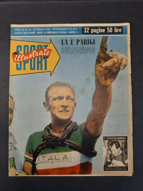 RIVISTA SPORT ILLUSTRATO n. 30 (1953) ASTRUA, bartali EUR 6,00 ...