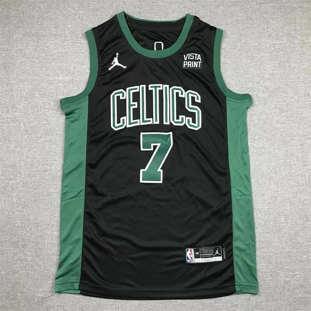 CITY EDITION JAYLEN Brown#7 Boston Celtics maglia basket cucita nera DE ... CITY EDITION JAYLEN Brown#7 Boston Celtics maglia basket cucita nera DE ...