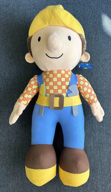 BRAND NEW 24INCH Jumbo Bob The Builder Soft Toy Bob The Builder Plush £ ...