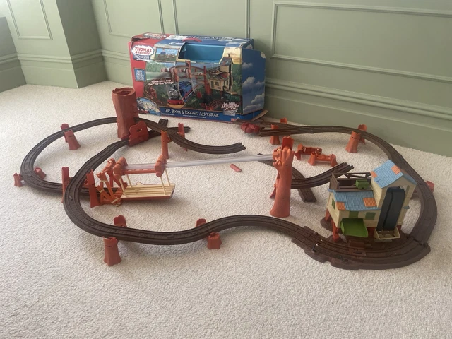 THOMAS & FRIENDS TrackMaster Zip Zoom & Logging Adventure £28.99 ...