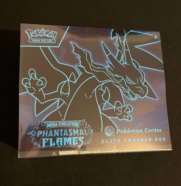 POKEMON MEGA EVOLUTION Phantasmal Flames Pokemon Center Elite Trainer ...
