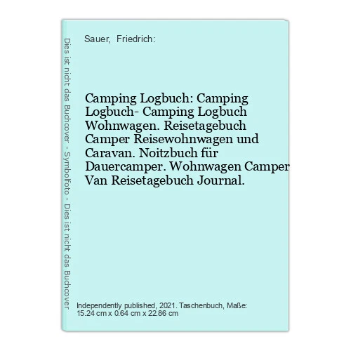 CAMPING LOGBUCH: CAMPING Logbuch- Camping Logbuch Wohnwagen. Reisetage ...