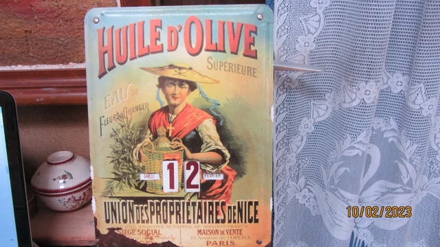 TRES BELLE ANCIENNE plaque émaillée publicitaire,union des propriétaires de nice EUR 85,00 ...