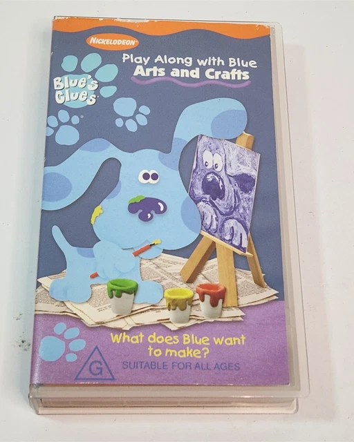 BLUE'S CLUES ARTS And Crafts VHS Video Nickelodeon £4.60 - PicClick UK
