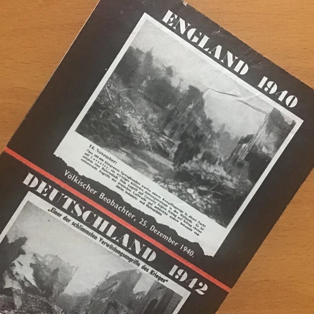 ORIGINAL WW2 BRITISH Air-Drop Propaganda Leaflet: England 1940 ...
