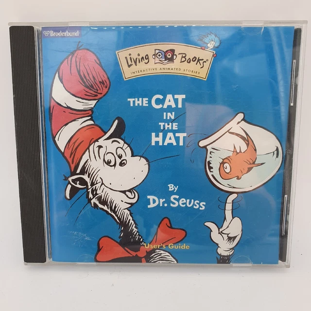 THE CAT IN The Hat Living Books PC GAME CD ROM Vintage 1999 Educational ...