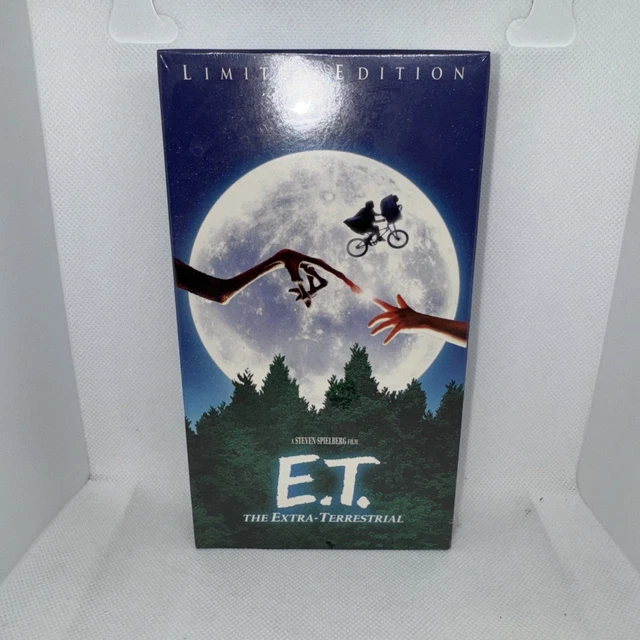 E.T. THE EXTRA-TERRESTRIAL Sealed VHS Limited Edition Spielberg Intro ...