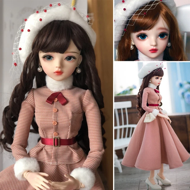 1/3 BJD DOLLS 24" Ball Jointed Doll 60cm Girl Doll Full Outfits Eyes ...