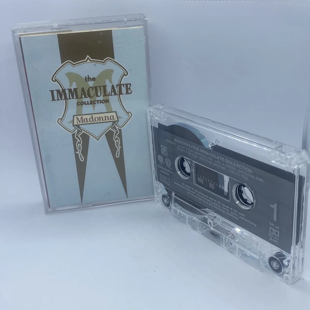 THE IMMACULATE COLLECTION by Madonna (Cassette, 1990) Tape Album ...