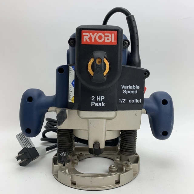 RYOBI 2 PEAK HP Variable Speed Plunge Base Router 120V 10A RE180PL1 No ...