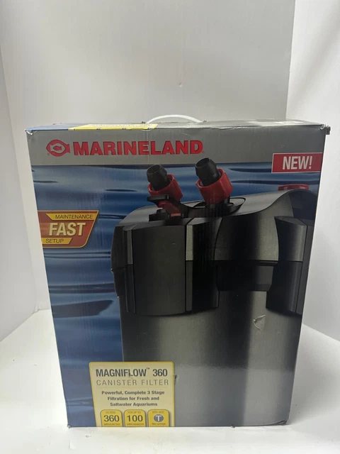 MARINELAND MAGNIFLOW CANISTER Filter For aquariums, Easy Maintenance ...