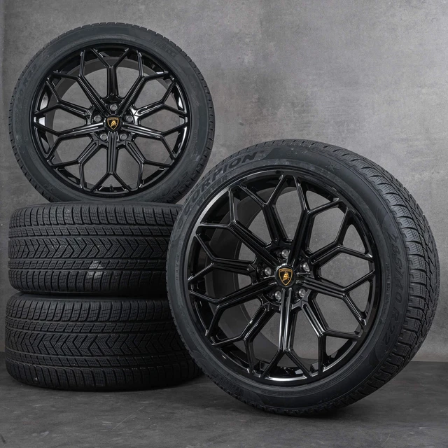 ORIGINAL LAMBORGHINI URUS 22 inch rims winter wheels winter tires NEW ...