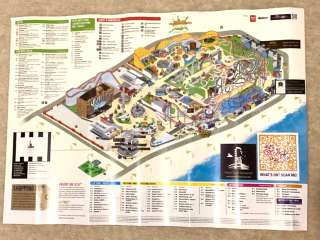BLACKPOOL PLEASURE BEACH Park Guide/ Map 2024 £1.70 - PicClick UK