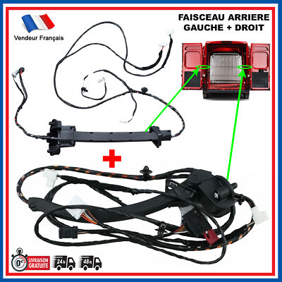 CONNECTIQUE PRISE FICHE Gaine Fils Cable Cablage Porte Arriere 6559Z3 ...