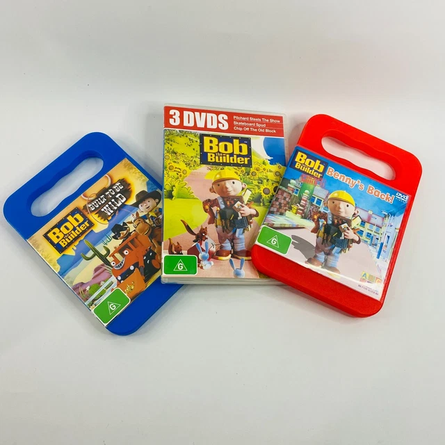 BOB THE BUILDER DVD Bundle, Built To Be Wild, Benny's Back, Plus 3 Disc ...