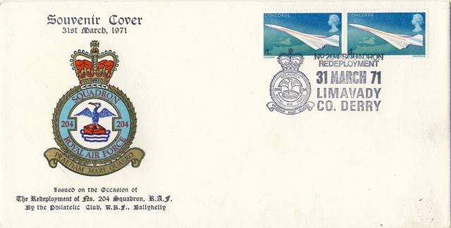 REDEPLOYMENT NO. 204 SQUADRON LIMAVADY COUNTY DERRY 31/3/1971 ...