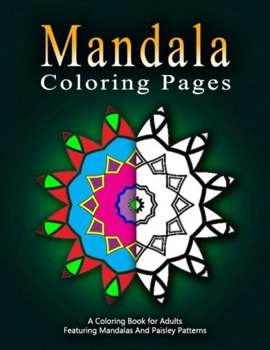 MANDALA COLORING PAGES - Vol.4: adult coloring pages: Volume 4.by Charm New