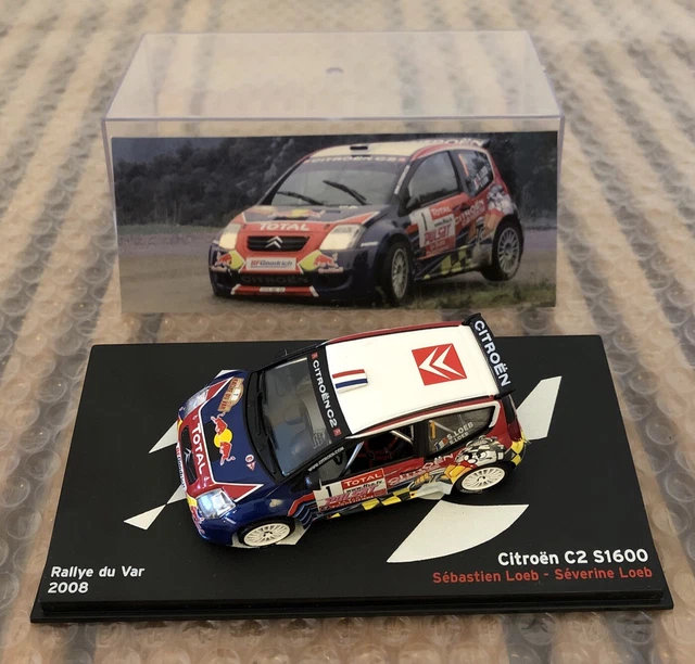 1/43 IXO ALTAYA Rallye du Var 2008 Citroën C2 S1600 Loeb - Loeb EUR 9 ...
