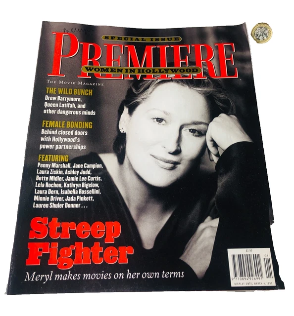 MAGAZINE PREMIERE MAG Meryl Streep March 1997 Vintage ra £28.12 ...