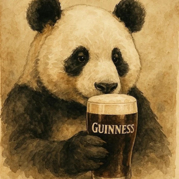 GUINNESS BEER VINTAGE Poster Print 12x8in Metal Sign Pint Irish Lager ...