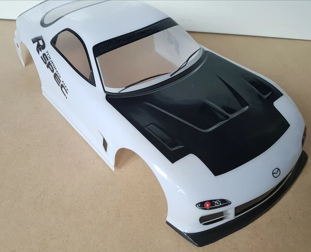 1/10 RC CAR 190mm on road drift Mazda RX7 Body Shell White $35.97 - PicClick AU