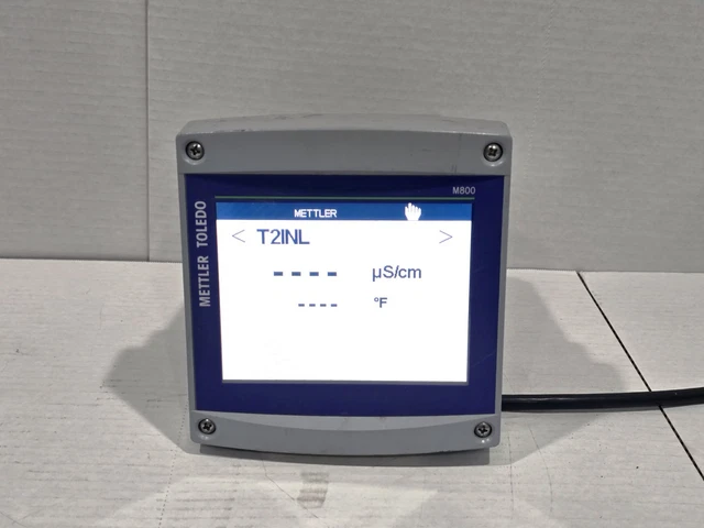 METTLER TOLEDO 4 Channel Water Transmitter M800 P/N 58000804 Power ...