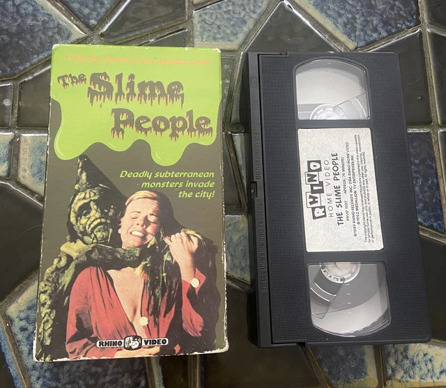 THE SLIME PEOPLE VHS Video Tape 60’s Cult Sci Fi/Horror 1989 Movie ...