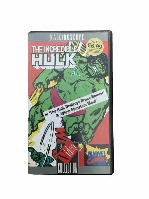 THE INCREDIBLE HULK (VERY RARE 1985 UK VHS!) £25.00 - PicClick UK