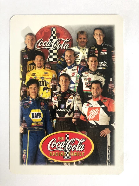 COCA COLA COKE Beverage Advert Racing Family Kyle Petty Rare Swap ...