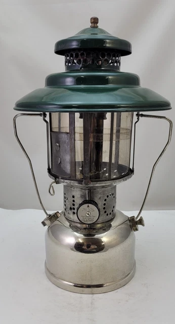 COLEMAN 228B CANADA 8/35 Mica Lantern makers of camping stove lamp iron ...