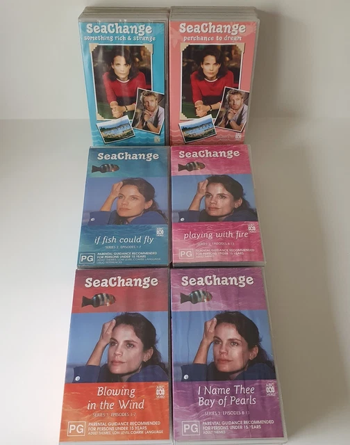 SEACHANGE AUSTRALIAN ABC TV Drama VHS Video Tapes Series 1-3 Vintage ...