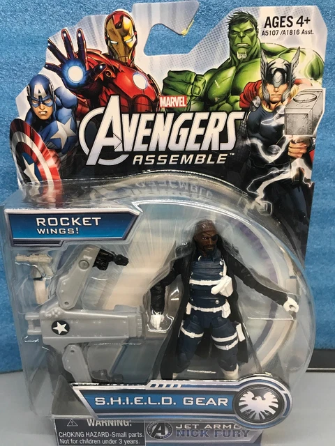 NICK FURY AVENGERS Assemble Shield Gear Jet Armor Marvel Universe ...