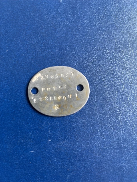 WW2 RELIC ID Tag Dog Original Dig Up ESSLEMONT ? £2.00 - PicClick UK