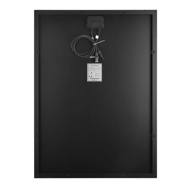 12V 500W BLACK Solar Panel Kit Mono Fixed Battery Home RV Caravan ...