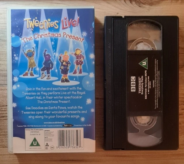 TWEENIES - LIVE! - The Christmas Present (VHS, 2002) £12.50 - PicClick UK