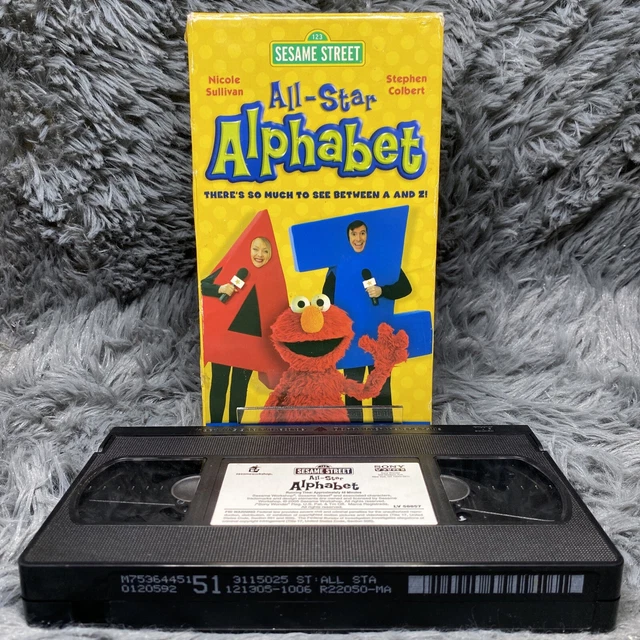 SESAME STREET ALL Star Alphabet VHS 2005 Dixie Chicks Sheryl Crow RARE ...