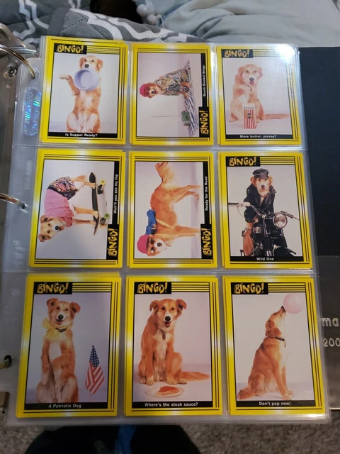 1991 PACIFIC BINGO the Dog Movie Trading Card Set 110 In Card Sleeves ...