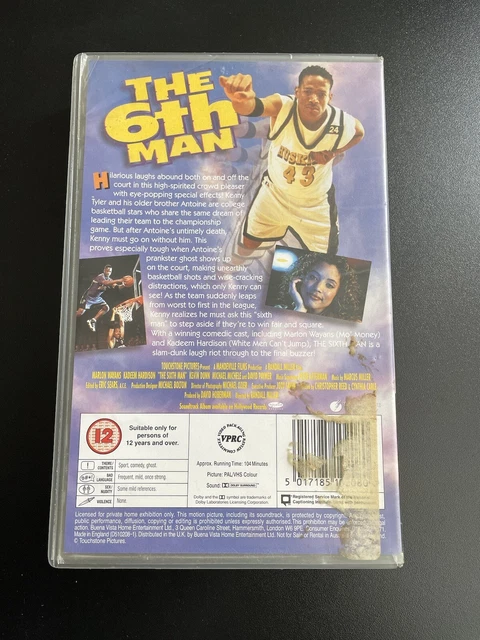 THE 6TH MAN (VHS) 1997 Big Box Marlon Wayans, Kadeem Harrison Rare ...