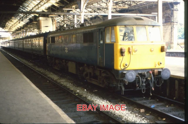 ORIGINAL 35MM SLIDE CLASS 86 LOCO NO 86035 AT PRESTON STATION 7/84 £2. ...