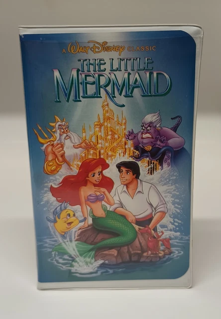 DISNEY THE LITTLE Mermaid Controversial/Banned Cover (VHS) *Black ...