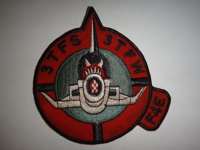 VIETNAM WAR PATCH US 3rd TACTICAL FIGHTER SQUADRON 3rd TFW At KORAT AFB ...
