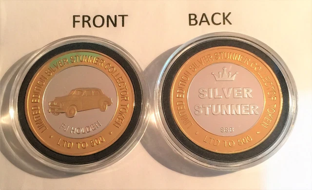 2019 &GOLD & FJ HOLDEN Silver Stunner Coin C.O.A. LTD 500, Car, Great ...