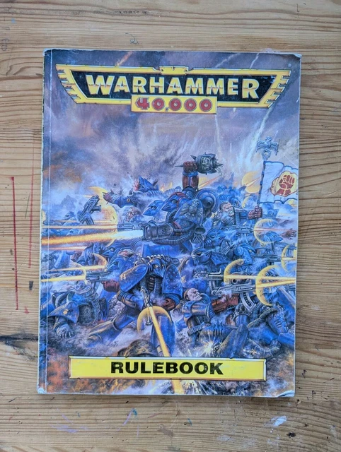 WARHAMMER 40,000 / 40k Rulebook 1993 Vintage Games Workshop £20.00 ...