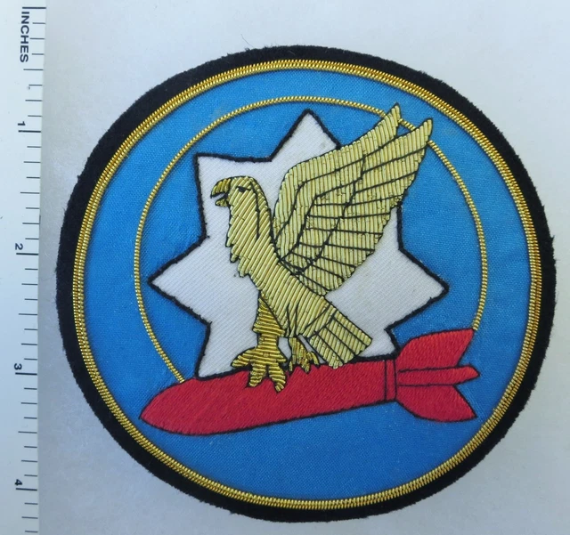 763RD BOMB SQUADRON US AIR FORCE Bullion PATCH Post WW2 Hand-Made for ...