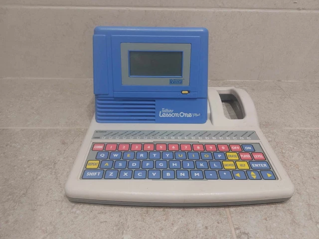VINTAGE V TECH Talking Lesson One Plus Electronic Toy Letters ...