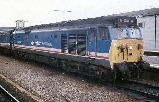 ORIGINAL COLOUR SLIDE of 50050 BR class 50 diesel loco £2.43 - PicClick UK