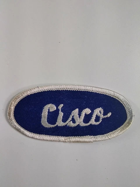 CISCO CLOTH CURSIVE Name Patch Vtg 1960s Uniform Shirt RARE VHTF Bronx ...